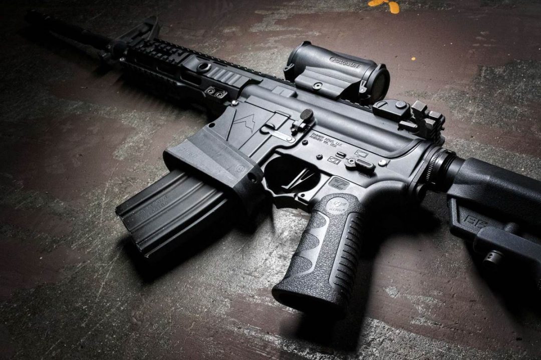 Heavy Texture ATG™ Black AR15 Adjustable Tactical Grip